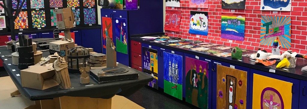 Curating an Art Show – In the Art Room with Mrs. D