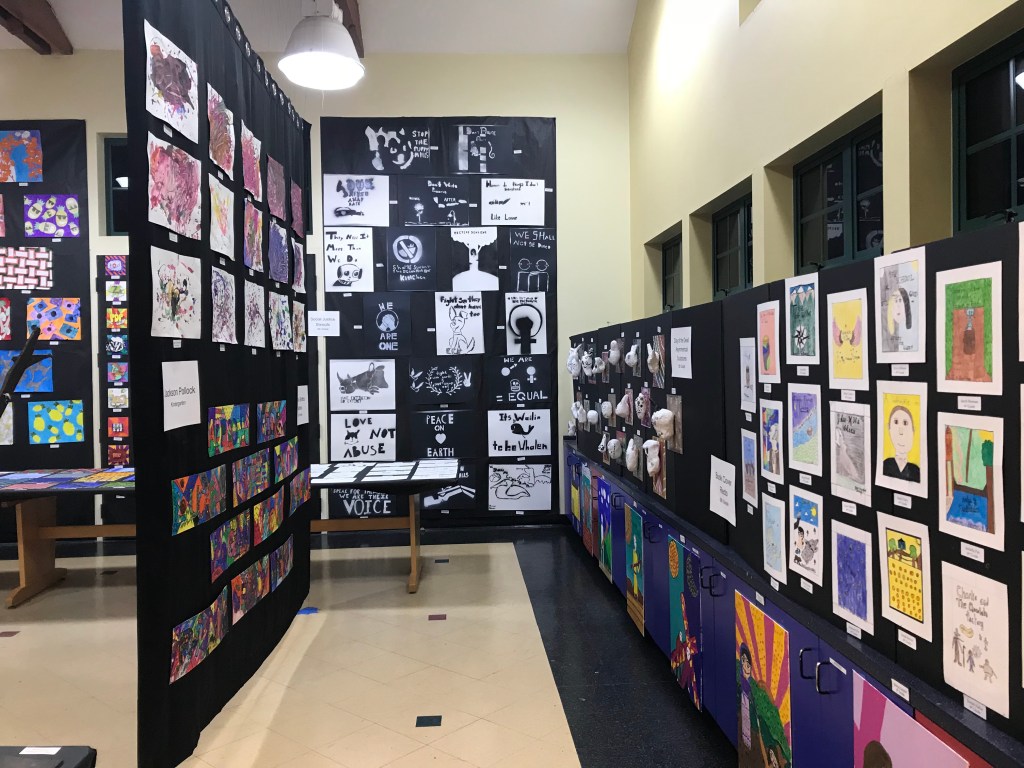 Curating an Art Show – In the Art Room with Mrs. D