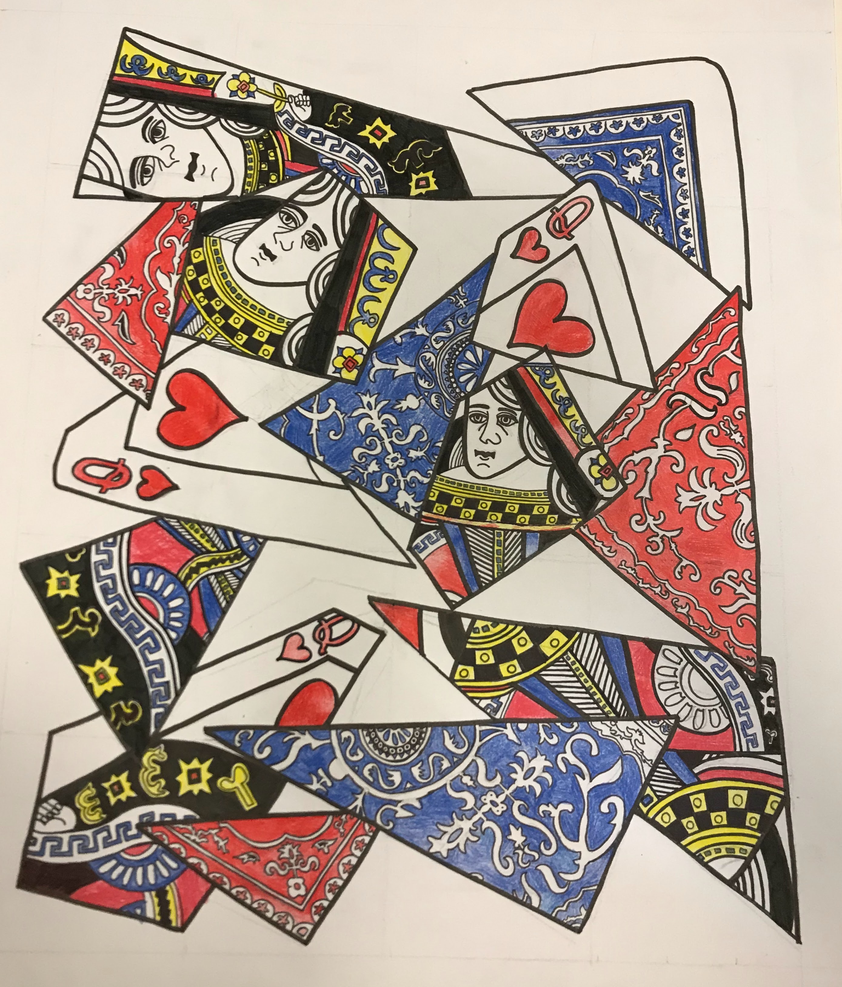 Picasso Scale Playing Cards – In the Art Room with Mrs. D