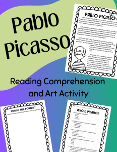 Picasso-esque Self Portraits – In the Art Room with Mrs. D