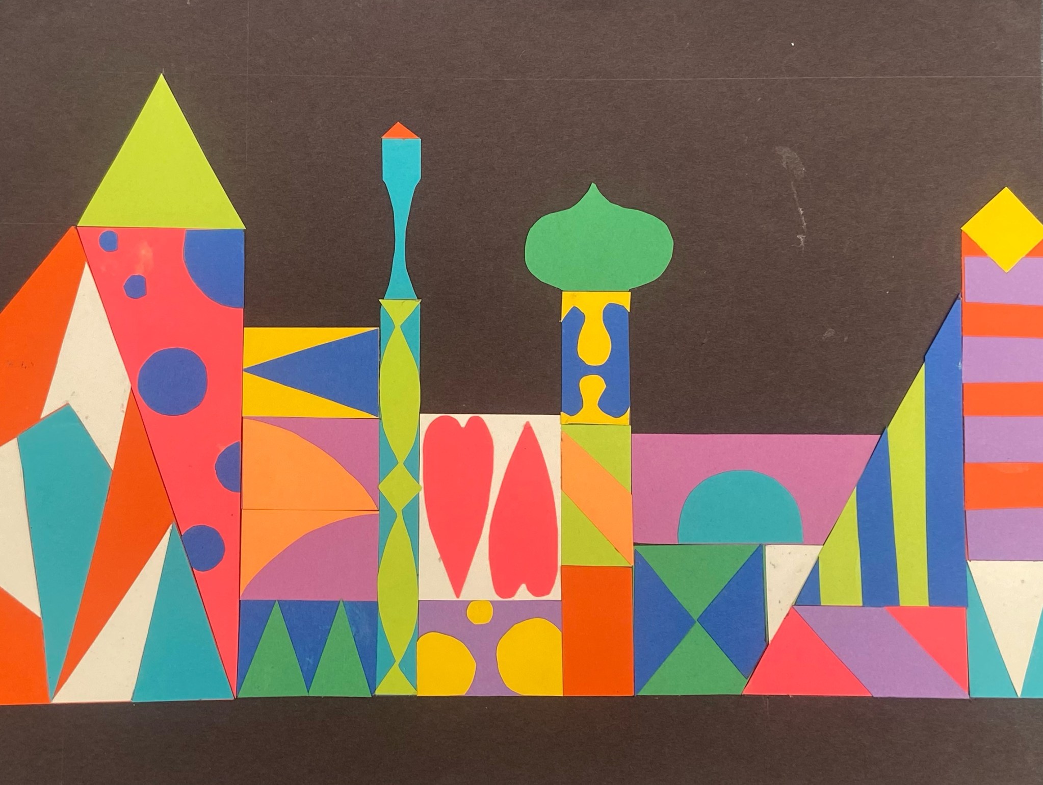 Mary Blair Inspired Shape Lesson: Building Art Activity – In the Art ...