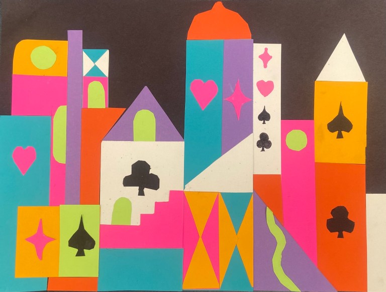 Mary Blair Inspired Shape Lesson: Building Art Activity – In the Art ...