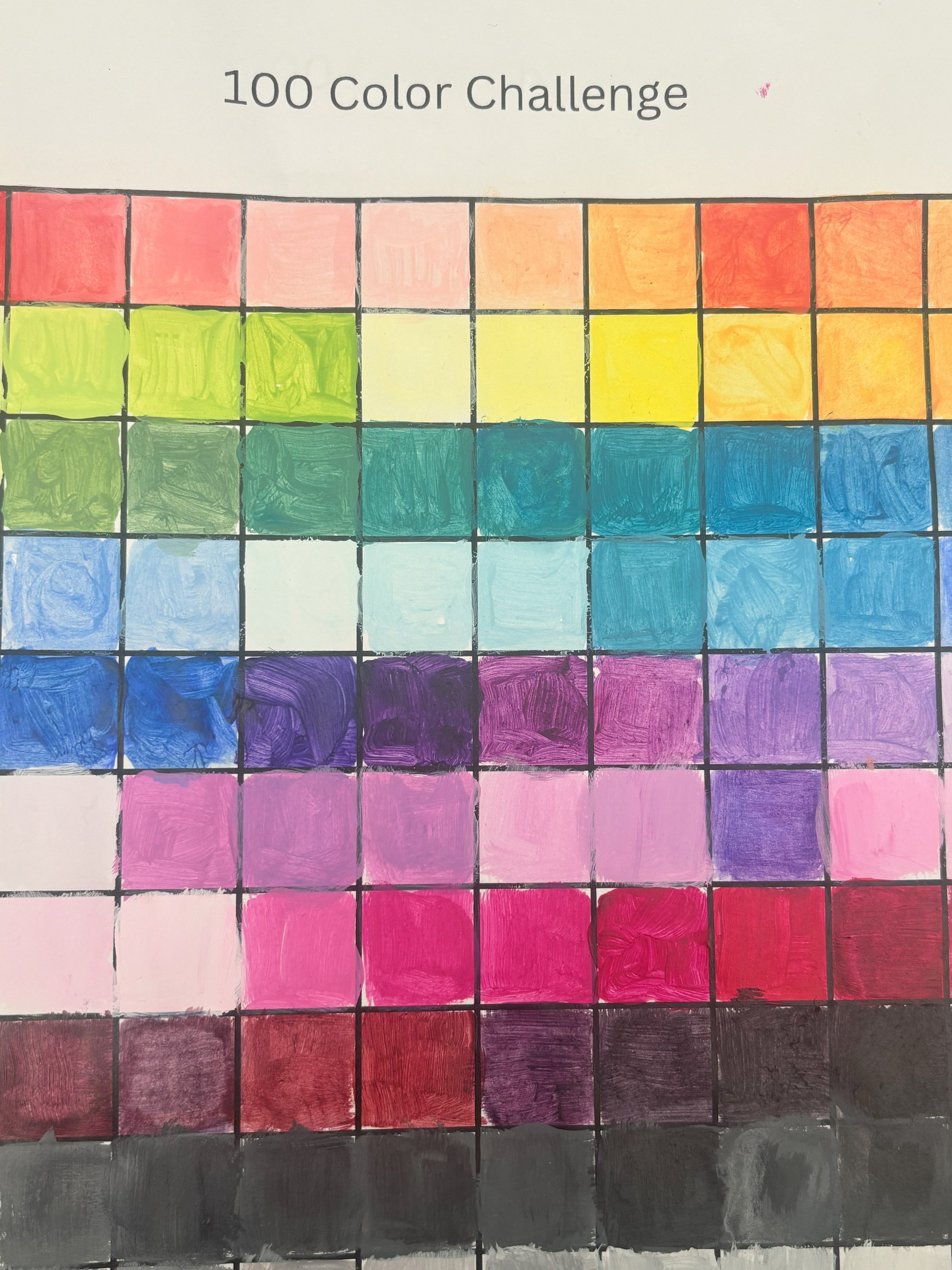 Creative Color Mixing Inspired by Alma Thomas – In the Art Room with Mrs. D